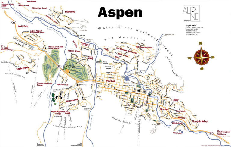 Aspen Map | Alpine Property